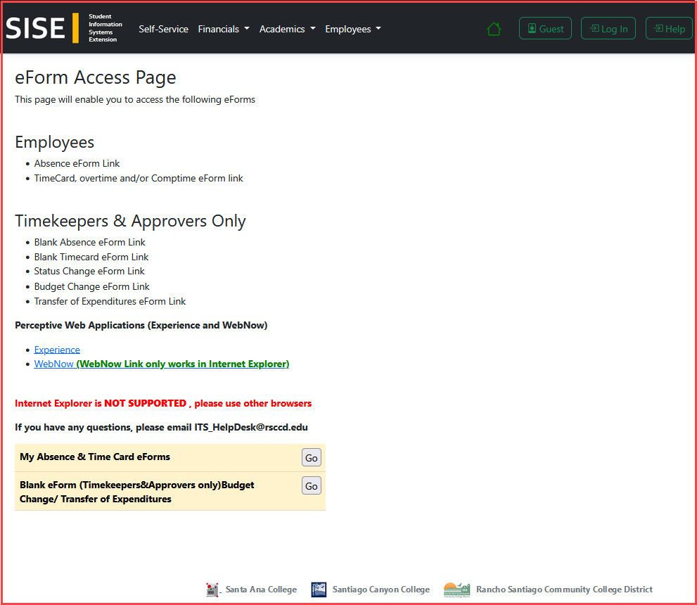 Self-Service Frequently Asked Questions (FAQs)